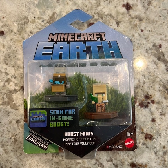 Mattel | Toys | Minecraft Earth Boost Minis Hoarding Skeleton Crafting ...